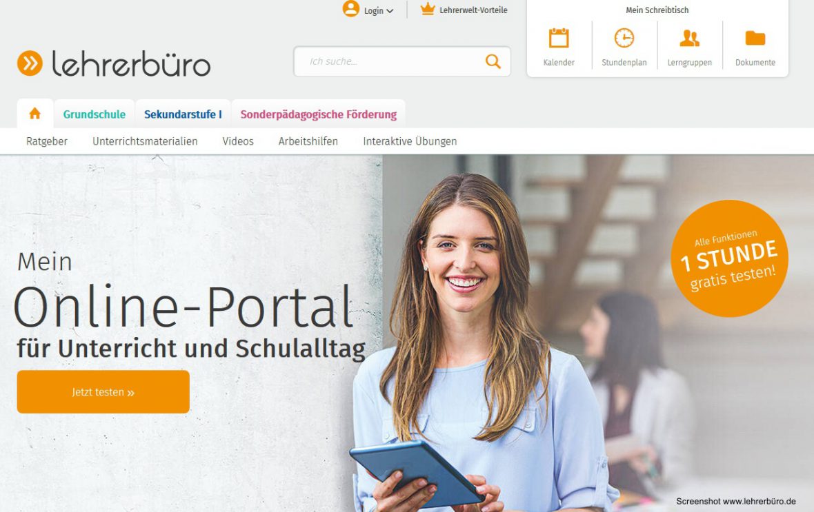 Mein Online-Portal für Unterricht und Schulalltag | Junger SLV